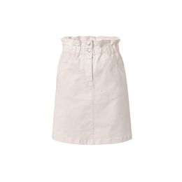Tchibo - Jeansrock mit Paperbag-Bund - Damen - Gr. 44 - wei&szlig;