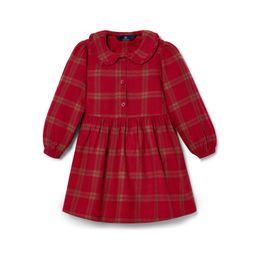 Tchibo - Kleinkind-Webkleid - M&auml;dchen - Gr. 110/116 - rot