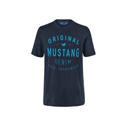 Tchibo - T-Shirt &raquo;Mustang&laquo; - Herren - Gr. XXL - dunkelblau/print