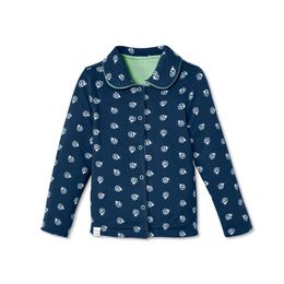 Tchibo - Jerseyjacke - Baby - Gr. 62/68 - blau/print