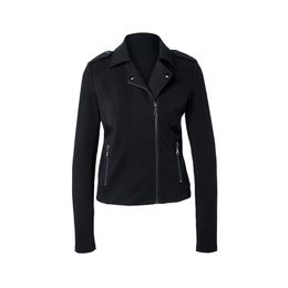 Tchibo - Sweat-Bikerjacke - Damen - Gr. 40 - schwarz