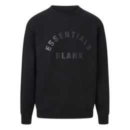 Blank Essentials - Sweatshirt f&uuml;r Herren/Damen Unisex (Schwarz)