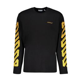 Off-White Off White - T-Shirt f&uuml;r Herren, Logo (Schwarz/Zitrusfr&uuml;chte)