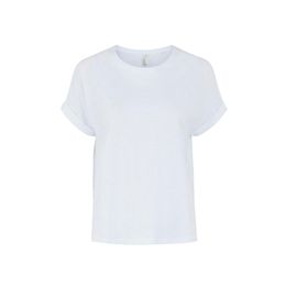 Tchibo - Kurzarmshirt - Damen - Gr. S - wei&szlig;