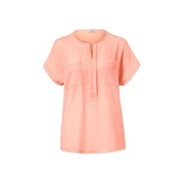 Tchibo - Blusenshirt im Materialmix - Damen - Gr. XL - apricot