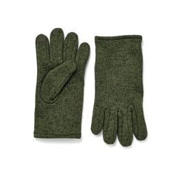 Tchibo - Strickfleece-Handschuhe - Unisex - Gr. 8,5 - khaki