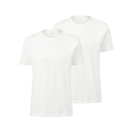 Tchibo - 2 T-Shirts mit Rundhalsausschnitt - Herren - Gr. L - wei&szlig;