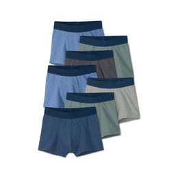 Tchibo - 7 Jungen-Slipboxer - Jungen - Gr. 110/116 - dunkelgrau/gestreift