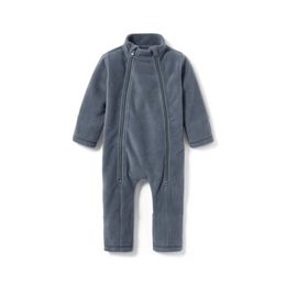 Tchibo - Baby-Fleece-Einteiler - Baby - Gr. 50/56 - graublau