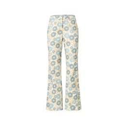 Tchibo - Webhose - Damen - Gr. 44 - blau/gebl&uuml;mt