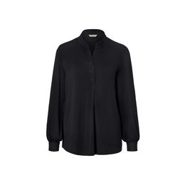 Tchibo - Blusenshirt mit Knopfleiste - Damen - Gr. M - schwarz