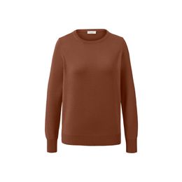 Tchibo - Merino-Feinstrickpullover - Damen - Gr. S - cognac