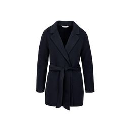 Tchibo - Kurzer Wollmantel mit Cashmere - Damen - Gr. 38 - dunkelblau