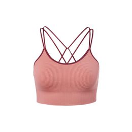Tchibo - Seamless-Sport-Bustier - Damen - Gr. XS - ros&eacute;
