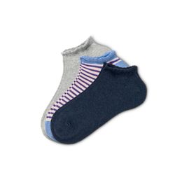 Tchibo - 3 Paar Sneakersocken - Damen - Gr. 35-38 - dunkelblau