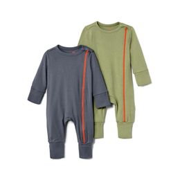 Tchibo - 2 Baby-Schlafanz&uuml;ge - Kinder - Gr. 98/104 - dunkelblau