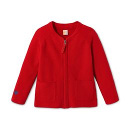 Tchibo - Strickjacke aus Bio-Baumwolle - Baby - Gr. 86/92 - rot