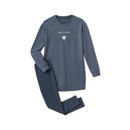 Tchibo - Leggings-Pyjama - Damen - Gr. S - blau/print
