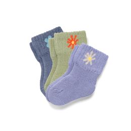 Tchibo - 3 Paar Babysocken - Baby - Gr. 19-22 - dunkelblau