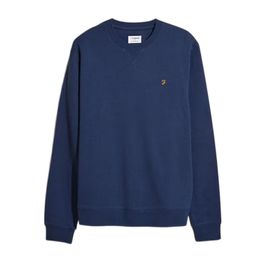Farah - Sweatshirt f&uuml;r Herren, Rundhalsausschnitt, Bio-Baumwolle (Blau)