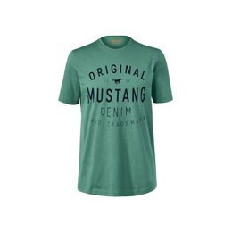 Tchibo - T-Shirt &raquo;Mustang&laquo; - Herren - Gr. S - dunkelblau/print