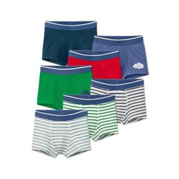 Tchibo - 7 Jungen-Slipboxer aus Bio-Baumwolle - Jungen - Gr. 98/104 - blau/gestreift