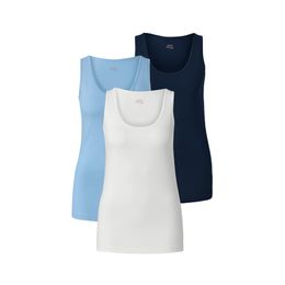 Tchibo - 3 Tops - Damen - Gr. L - dunkelblau
