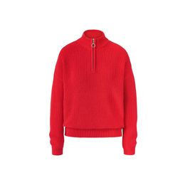 Tchibo - Strickpullover mit Kragen - Damen - Gr. S - rot