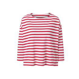 Tchibo - Gestreiftes Shirt - Damen - Gr. L - wei&szlig;/gestreift
