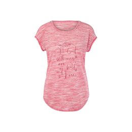 Tchibo - Funktionsshirt - Damen - Gr. S - rot/print