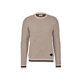 Tchibo - Strickpullover - Herren - Gr. L - dunkelblau/print