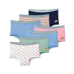 Tchibo - 7 Pantys - M&auml;dchen - Gr. 110/116 - dunkelblau/print
