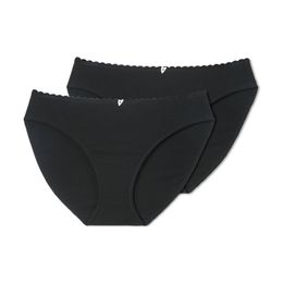 Tchibo - 2 Slips - Damen - Gr. XL - schwarz