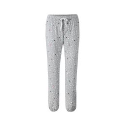Tchibo - Jersey-Relaxhose - Damen - Gr. M - schwarz/print