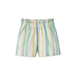 Tchibo - Paperbag-Shorts - M&auml;dchen - Gr. 110/116 - mehrfarbig/gestreift