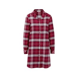Tchibo - Flanell-Nachthemd-Set - Damen - Gr. XL - rot/kariert