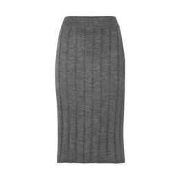 Tchibo - Gerippter Strickrock - Damen - Gr. S - grau