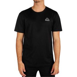 Kappa - T-Shirt f&uuml;r Herren, Regul&auml;r (Schwarz)