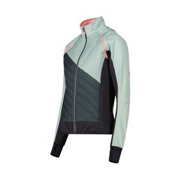CMP Hybride Damen Jacke mit abnehmbaren &Auml;rmeln - Gr. 36 - gr&uuml;n