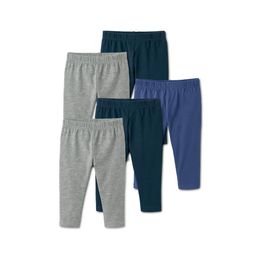 Tchibo - 5 Jersey-Leggings aus Bio-Baumwolle - Baby - Gr. 74/80 - dunkelblau