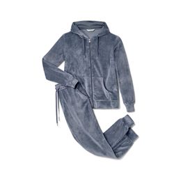 Tchibo - Nicki-Hausanzug - Damen - Gr. L - blau