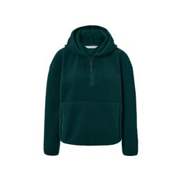 Tchibo - Teddy-Kapuzenpullover - Damen - Gr. XL - dunkelgr&uuml;n