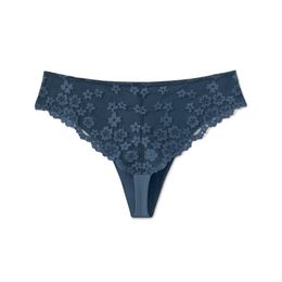 Tchibo - 2 Magic-Cut-Braziltangas - Damen - Gr. L - blau