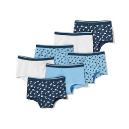 Tchibo - 7 M&auml;dchen-Pantys - M&auml;dchen - Gr. 170/176 - dunkelblau/gebl&uuml;mt