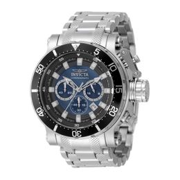 Invicta Coalition Forces 49753 Herrenuhr - Quarzwerk - Edelstahl mit schwarzem Zifferblatt - 52 mm