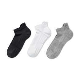 Tchibo - 3 Paar Unisex-Profi-Laufsocken - Unisex - Gr. 39-42 - hellgrau