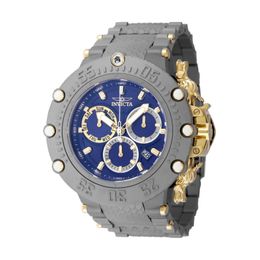 Invicta Subaqua 48193 Herrenuhr - Quarzwerk - Edelstahl mit blauem Zifferblatt - 52 mm