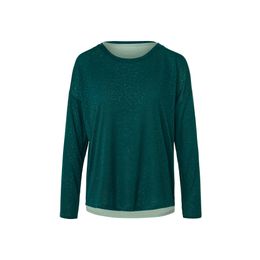 Tchibo - 2-in-1-Sportshirt - Damen - Gr. XXL - smaragdgr&uuml;n