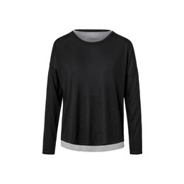 Tchibo - 2-in-1-Sportshirt - Damen - Gr. S - schwarz