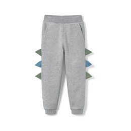 Tchibo - Kinder-Sweathose mit Dino-Applikation - Baby - Gr. 86/92 - hellblau